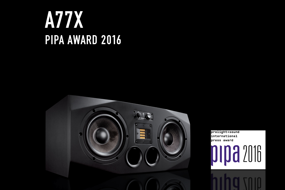 ADAM Audio | A77X - Winner of the PIPA Award 2016
